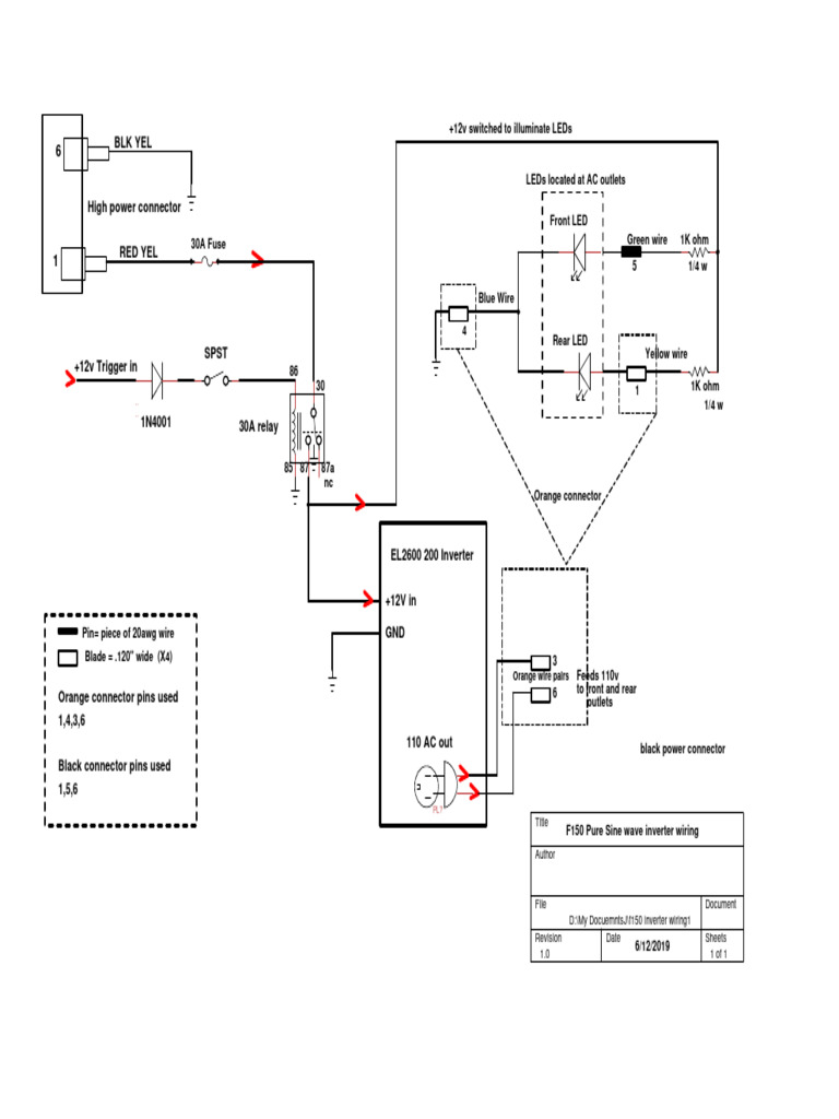 f150 Inverter Wiring | PDF | Power Inverter | Electrical Equipment