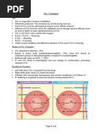 Chloride Shift: Mechanism and Function | PDF