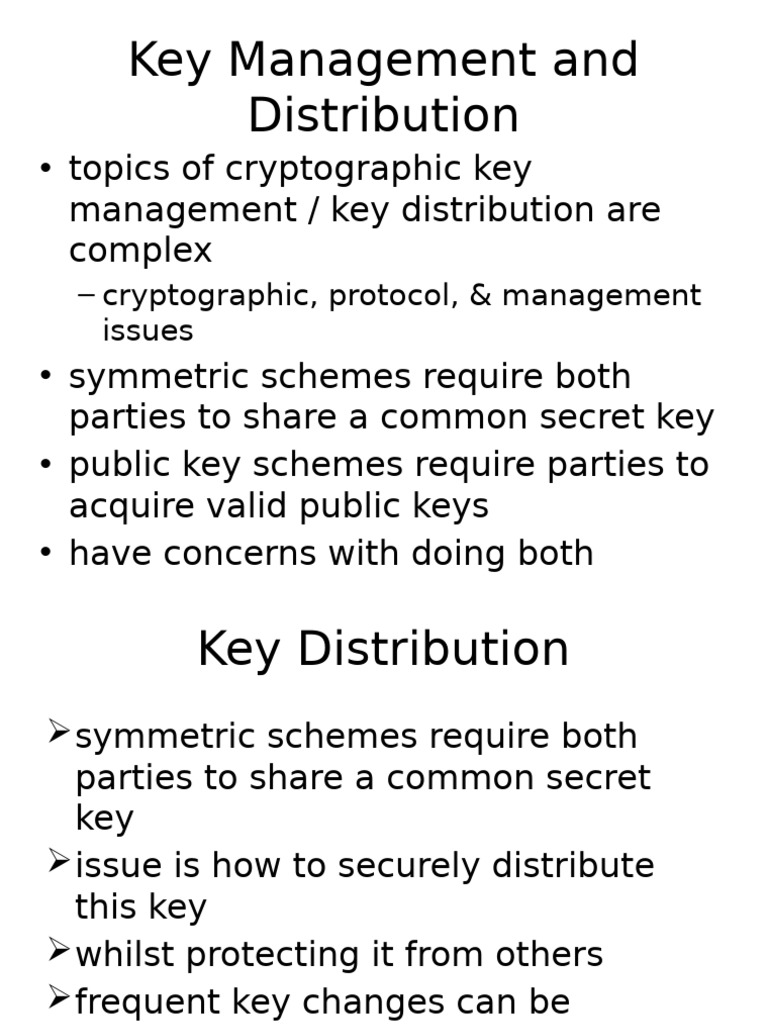 Cryptographic Key Management Guide | PDF | Key (Cryptography) | Public ...