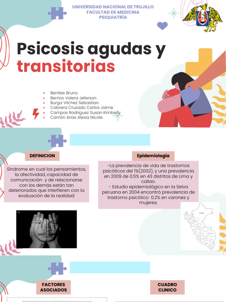 Psicosis Agudas: Definición y Tratamiento | PDF | Psicosis | Esquizofrenia