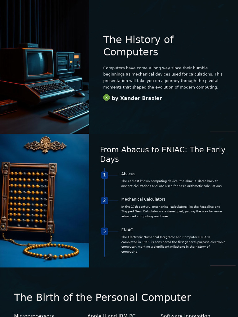 The-History-of-Computers | PDF | Computing | Personal Computers