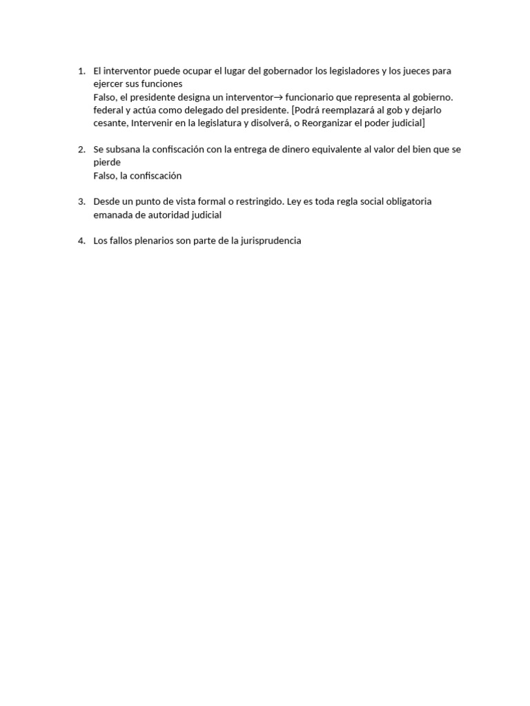 Funciones del Interventor y Jurisprudencia | PDF