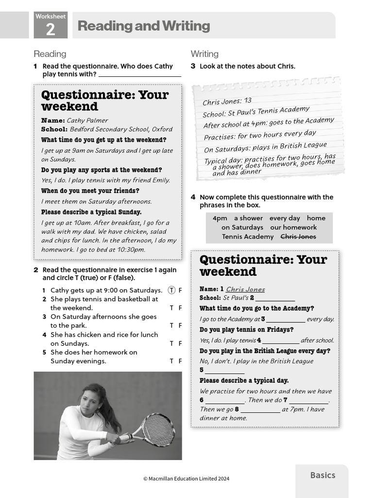 WeBe L1 U2 Read Write | PDF | Cuisine | Eating Behaviors Of Humans