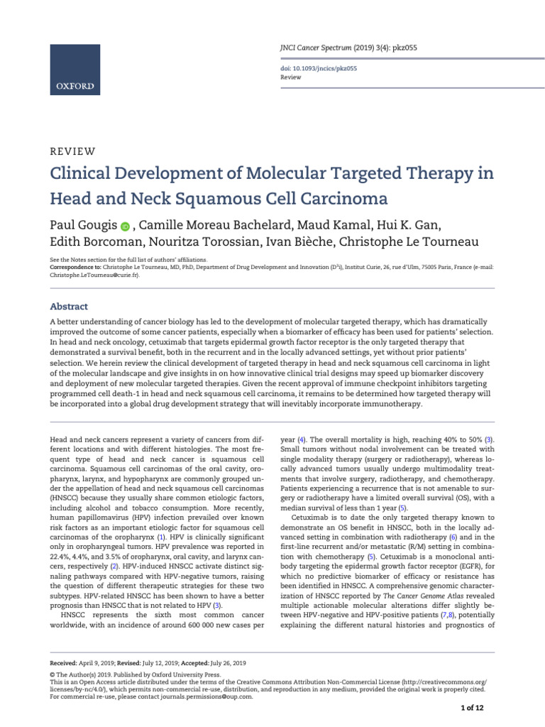 adjuv | PDF | Head And Neck Cancer | Epidermal Growth Factor Receptor