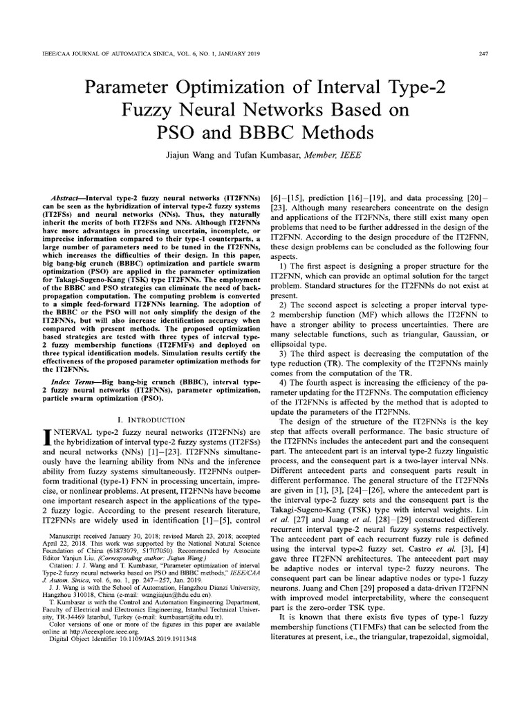 Parameter_optimization_of_interval_Type-2_fuzzy_neural_networks_based_on_PSO_and_BBBC_methods | PDF