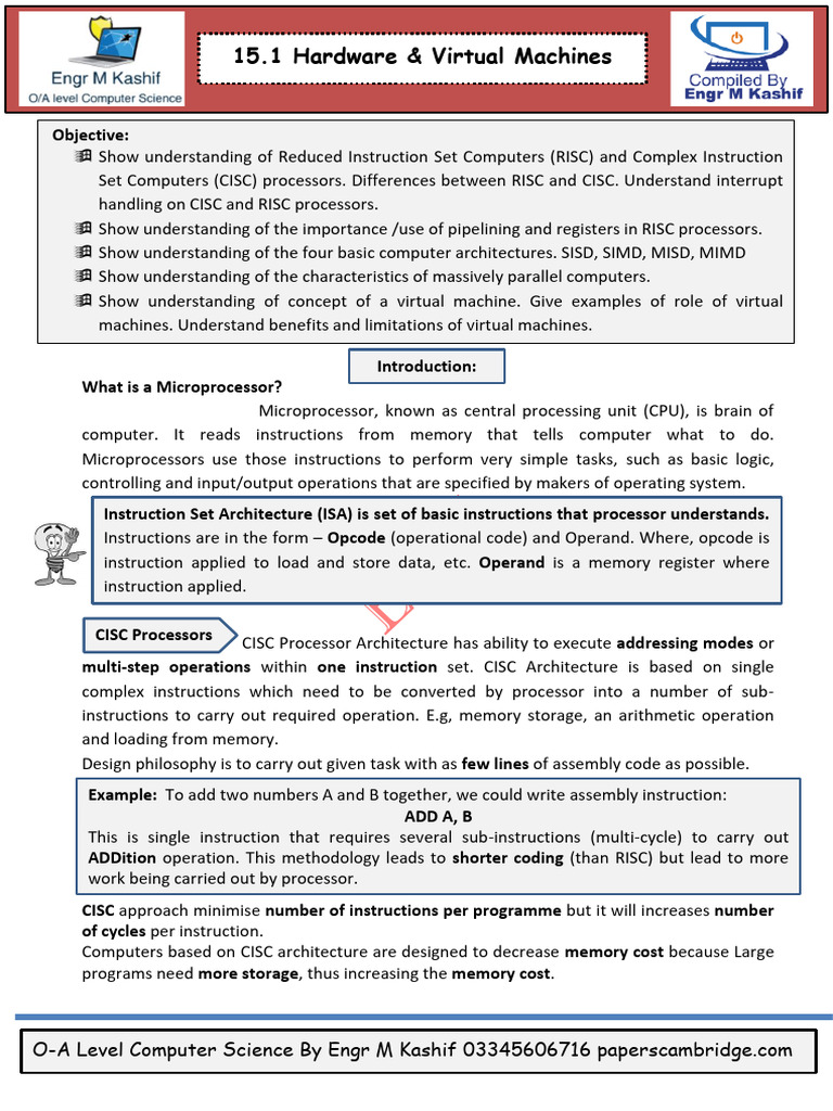 15.1 Hardware Virtual Machines 2024 | PDF | Central Processing Unit | Parallel Computing