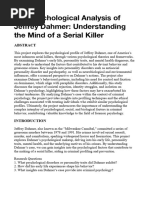 CASE STUDY OF JEFFERY DAHMER final upload (1) | PDF | Attachment Theory ...