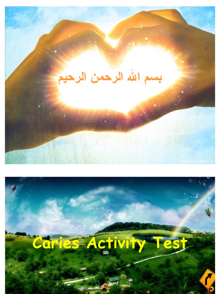 Caries Activity Test | PDF | Dentistry | Medical Specialties