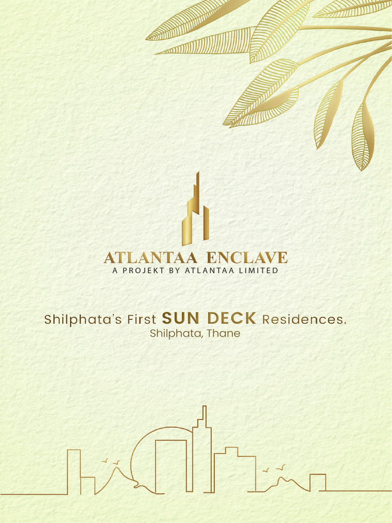 Atlantaa Enclave 2BHK Floor Plans | PDF