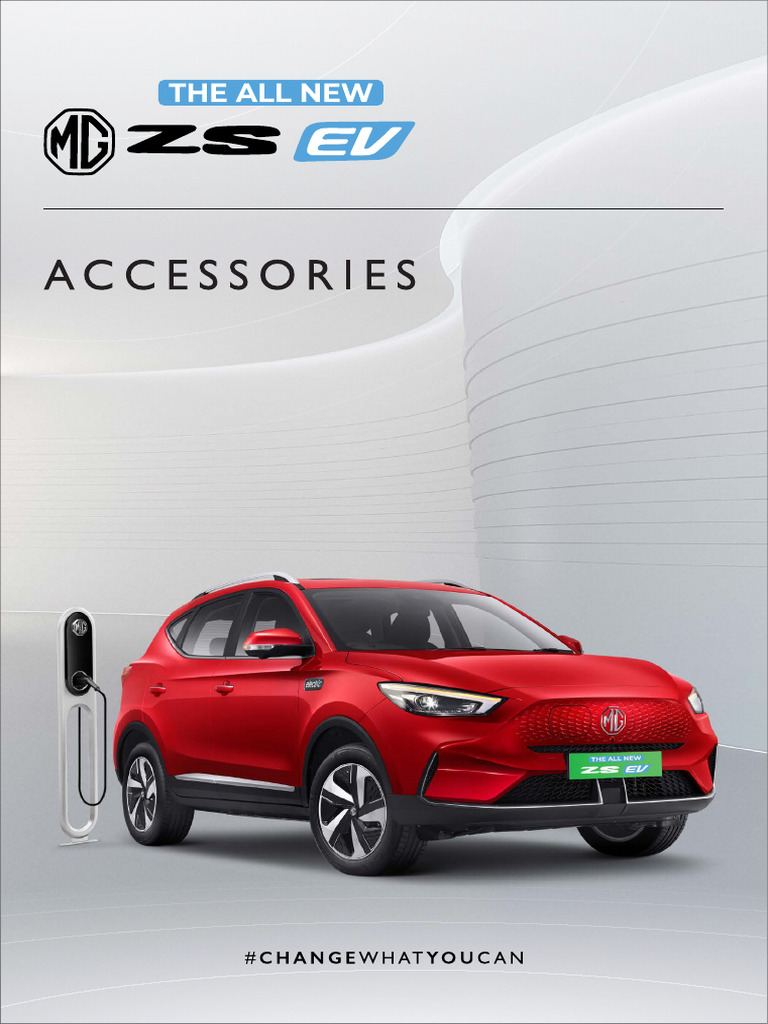 MG ZS EV Accessories | PDF | Trunk (Car) | Battery Charger
