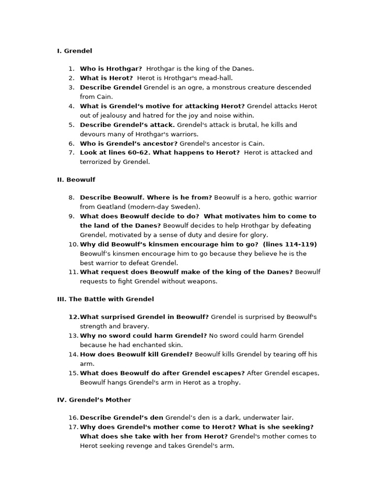 Beowulf | PDF | Beowulf | Old English Poems