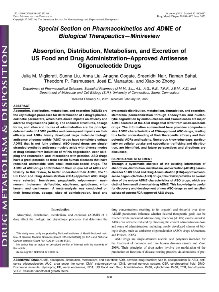 ADME | PDF | Vascular Endothelial Growth Factor | Bioavailability