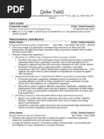 WSO Template for Finance Resumes | PDF | Mergers And Acquisitions ...
