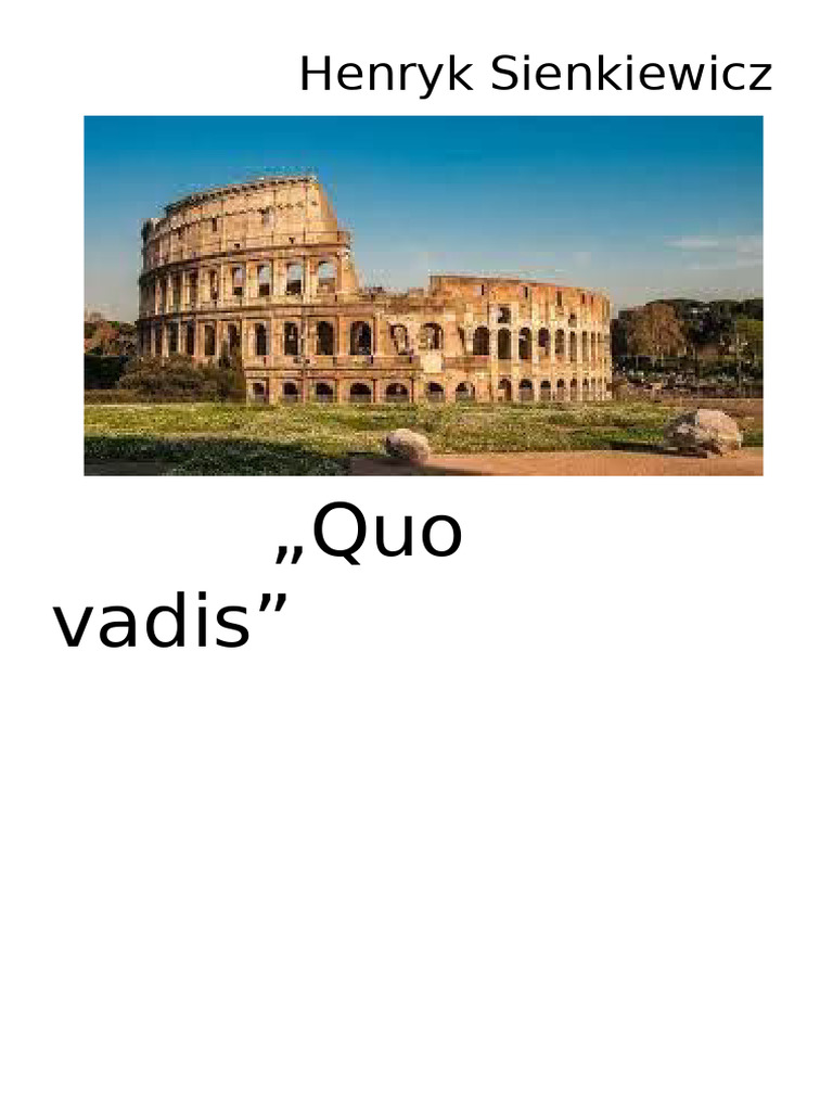 Lapbook Quo Vadis | PDF