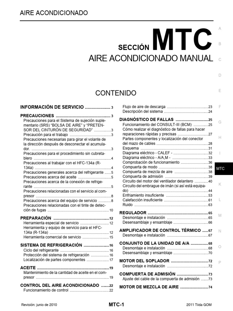 Mtc | PDF | Presión | Refrigerante