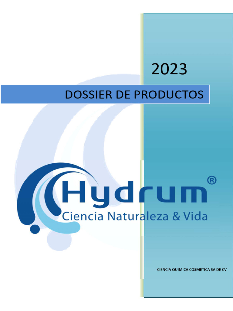 Hydrum Dossier 2023 | PDF | Piel | Antioxidante