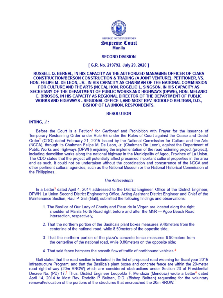 G.R. No. 219792 | PDF | Injunction | Justice