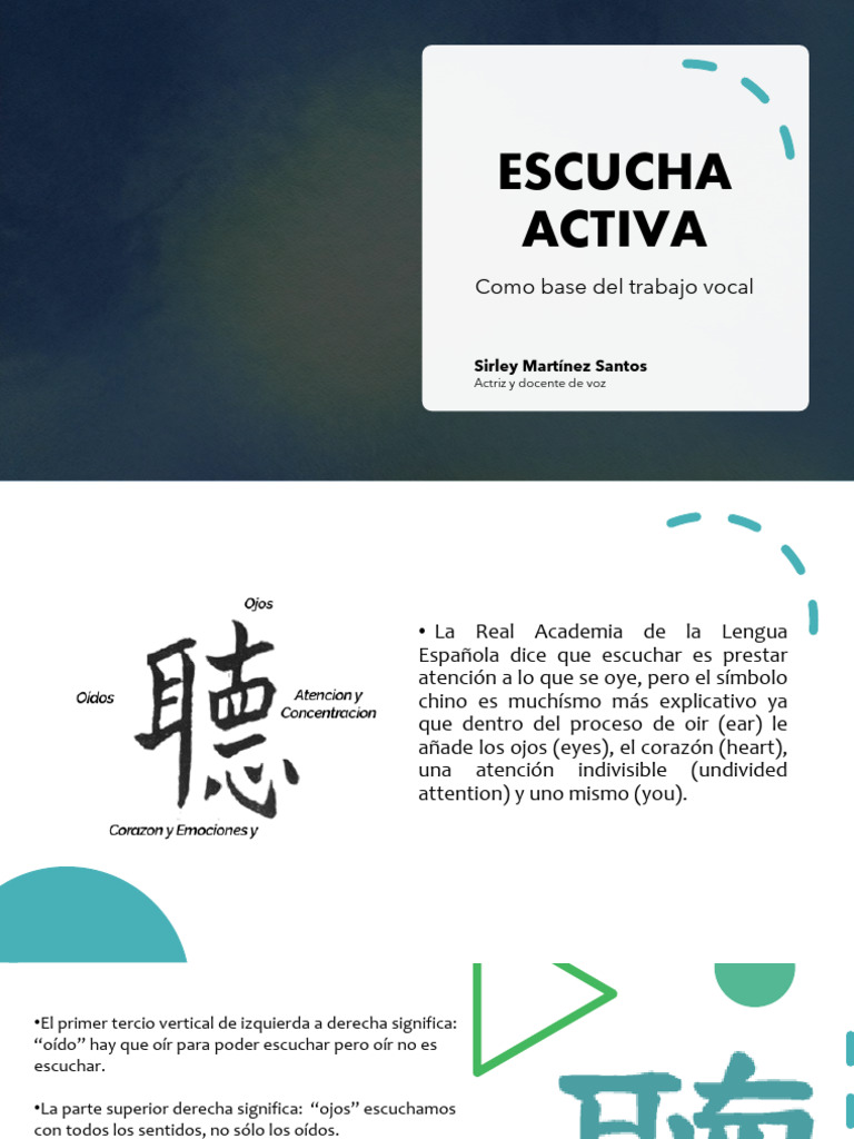2 Escucha Activa | PDF | Escuchando | Sonido