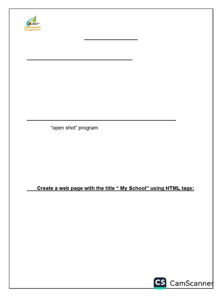 Practical Revision Sheet(1) | PDF