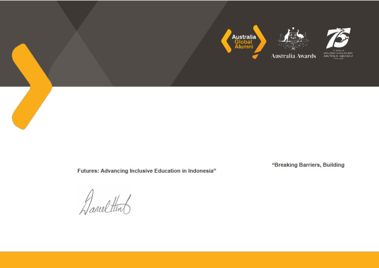 Certificate for Inclusive Education Lecture | PDF