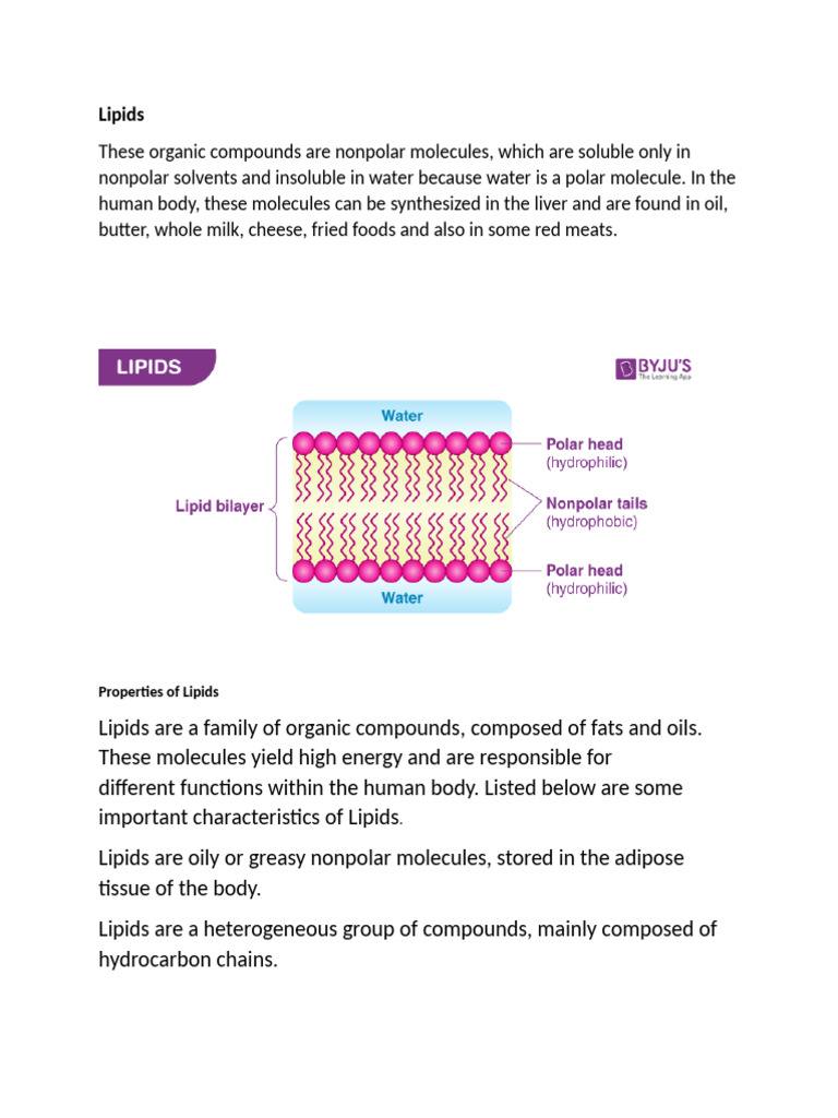 Lipids 1 (1) | PDF | Lipid | Fatty Acid