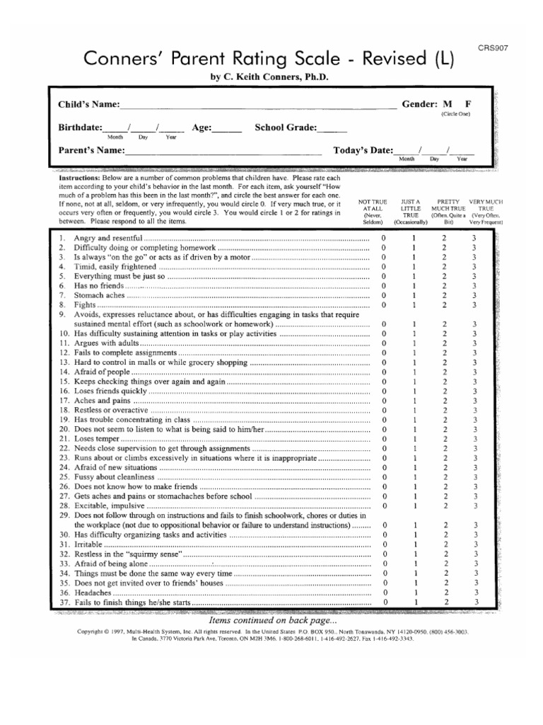 Connors Parent | PDF