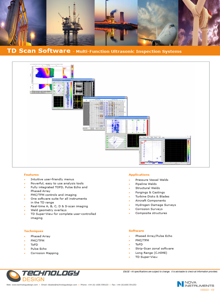 TECHNOLOGY DESIGN Advanced Software Data Sheet V 3 | PDF | Welding | Construction
