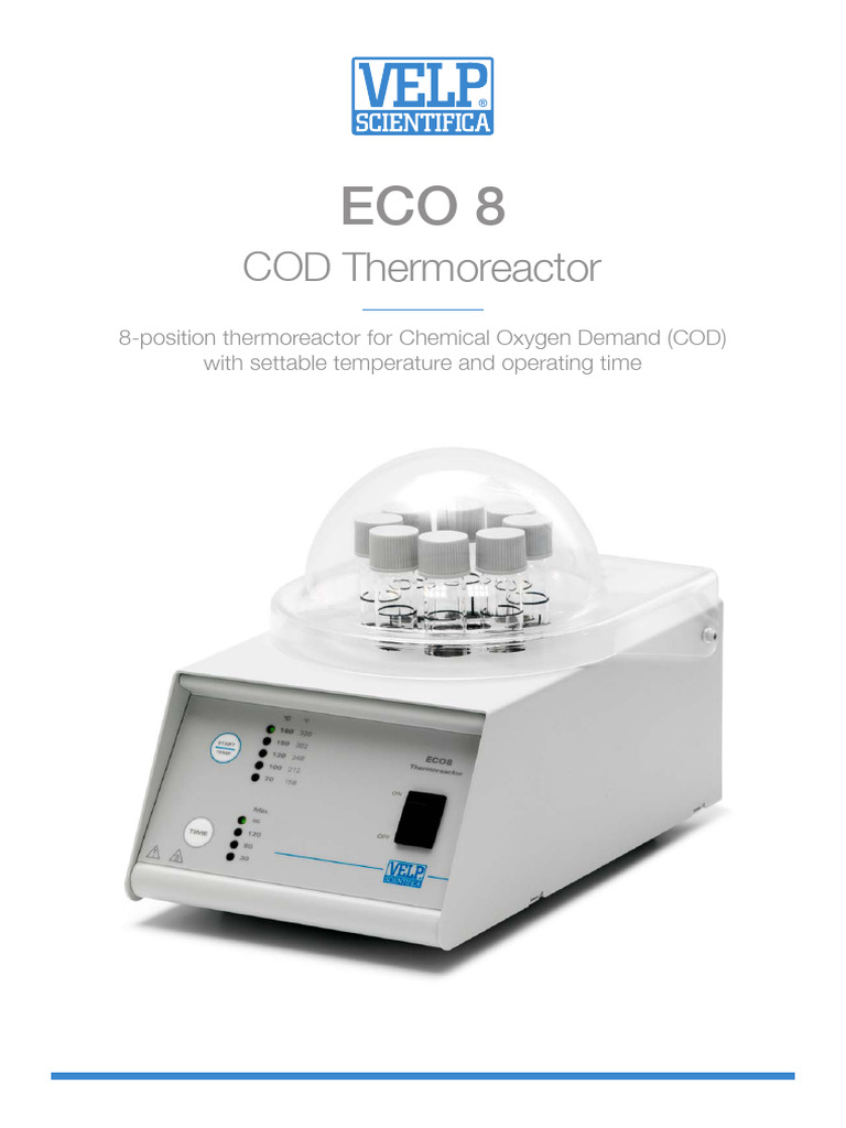 ECO 8 COD Thermoreactor Overview | PDF | Materials