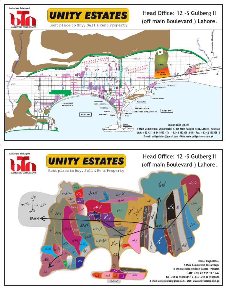 Gawadar Map | PDF