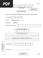 English B Paper 02 Csec June 2023 | PDF