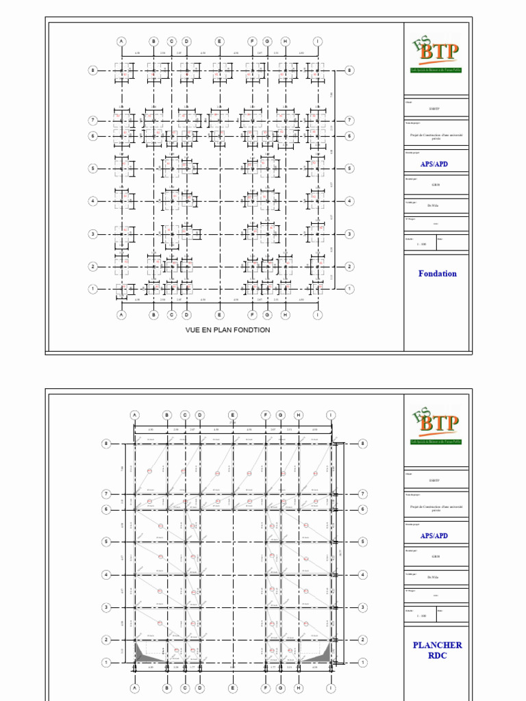 Pfe Plan de Coffrage | PDF