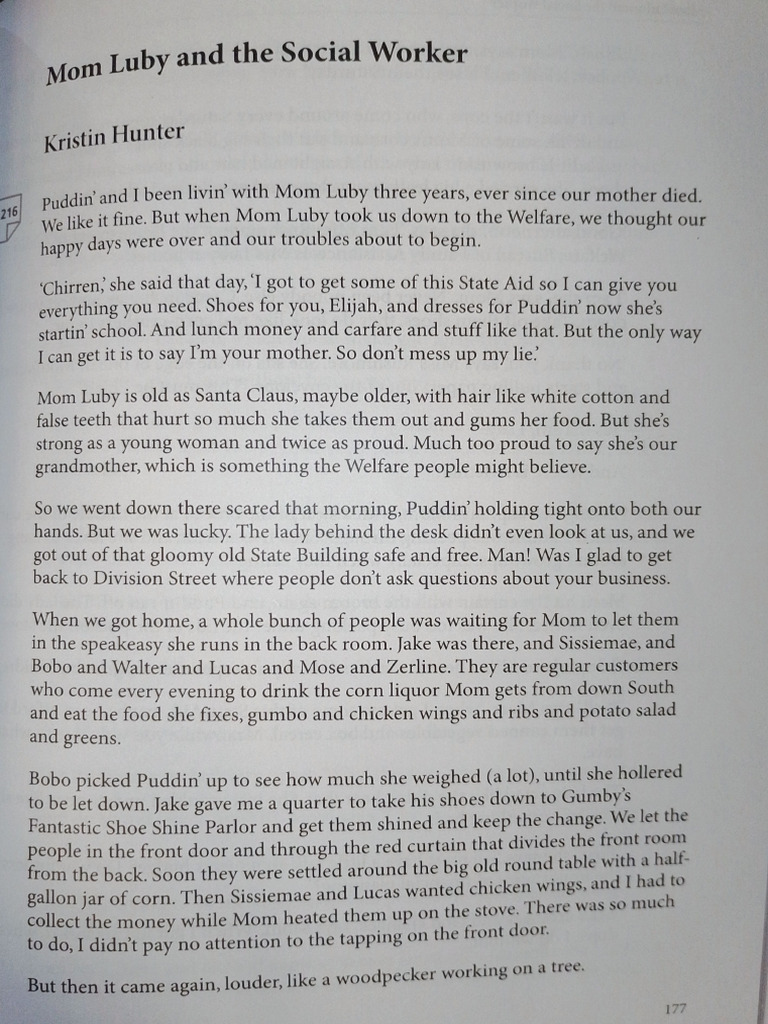 Mom Luby and The Social Worker by Kristin Hunter | PDF