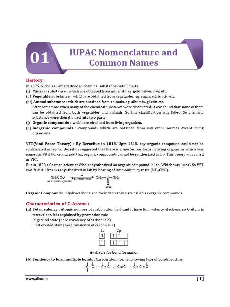 Open IUPAC Nomenclature and Common Names | PDF | Methyl Group | Alkane