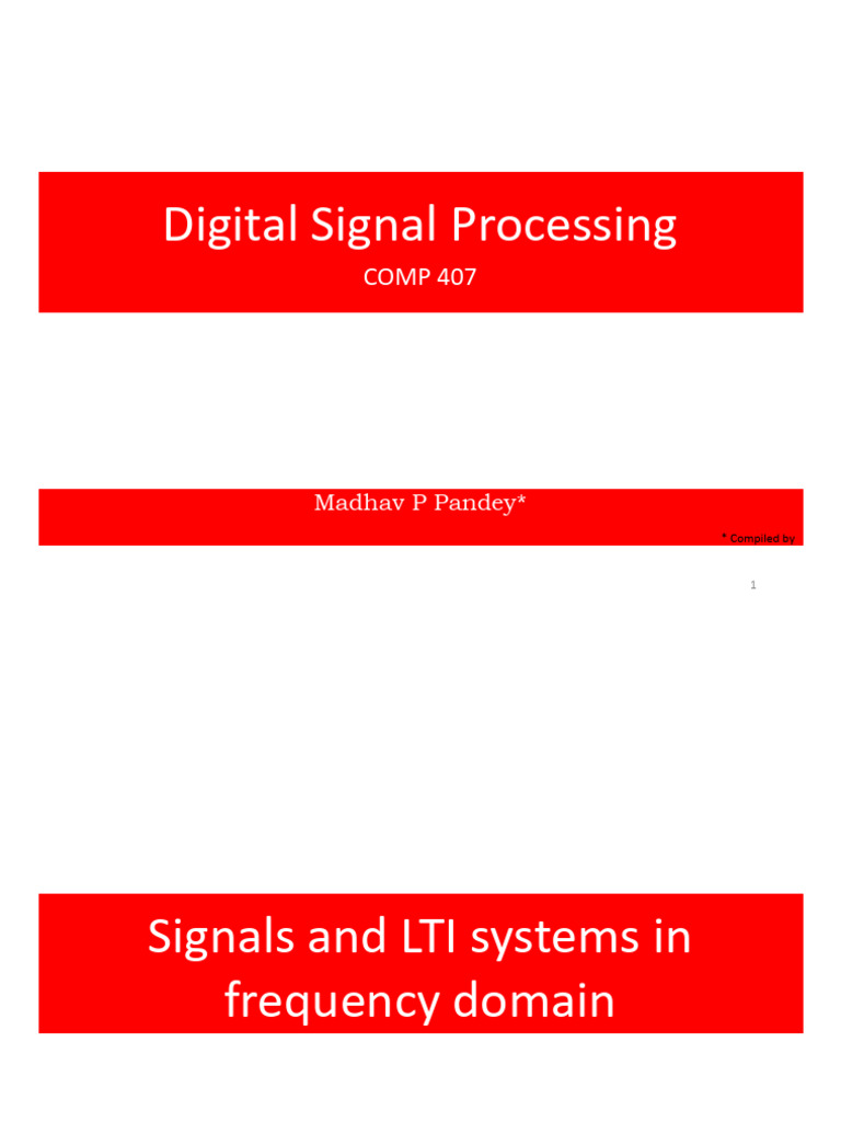 Fourier Analysis in DSP Guide | PDF | Discrete Fourier Transform ...