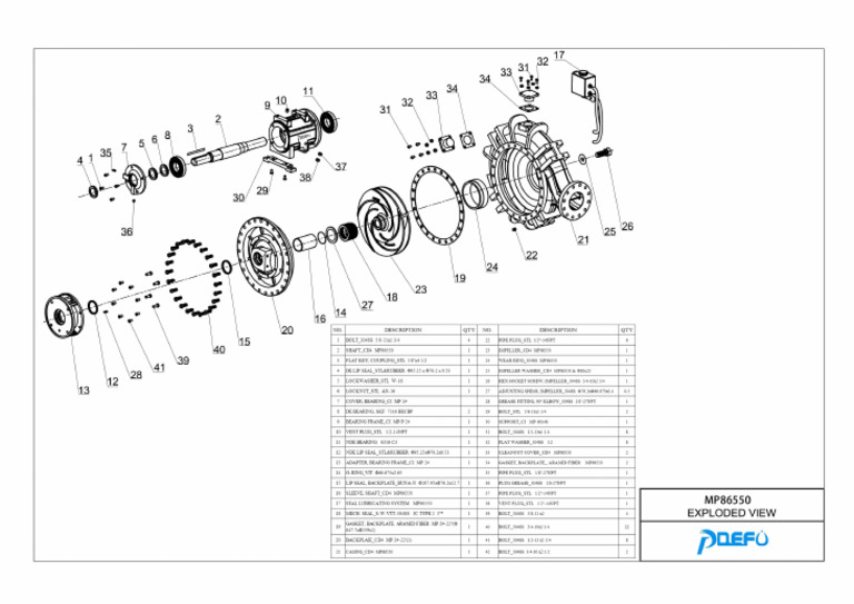 Mp86550 Exploded View | PDF