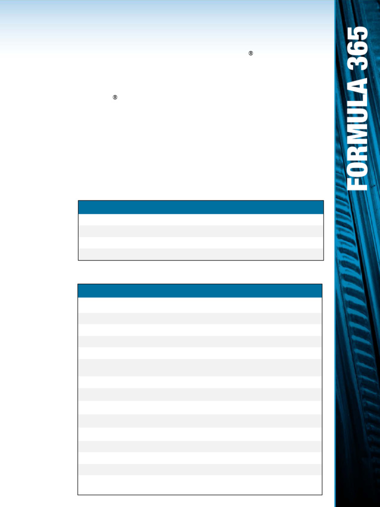 TECH-SPA - FORMULA 365 | PDF | Oxígeno | Petróleo