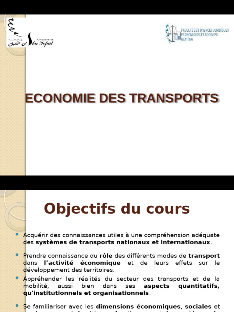 Chapitre 1 Transmis | PDF | Mode de transport | Transport