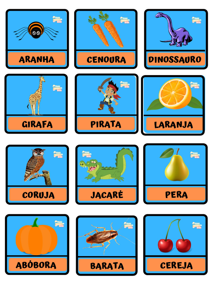 BINGO DO FONEMA R | PDF
