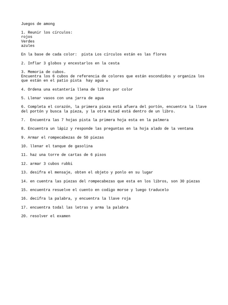 Actividades de Among Us: Rompecabezas y Más | PDF