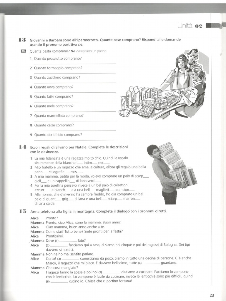Esercizi Ci Ne | PDF