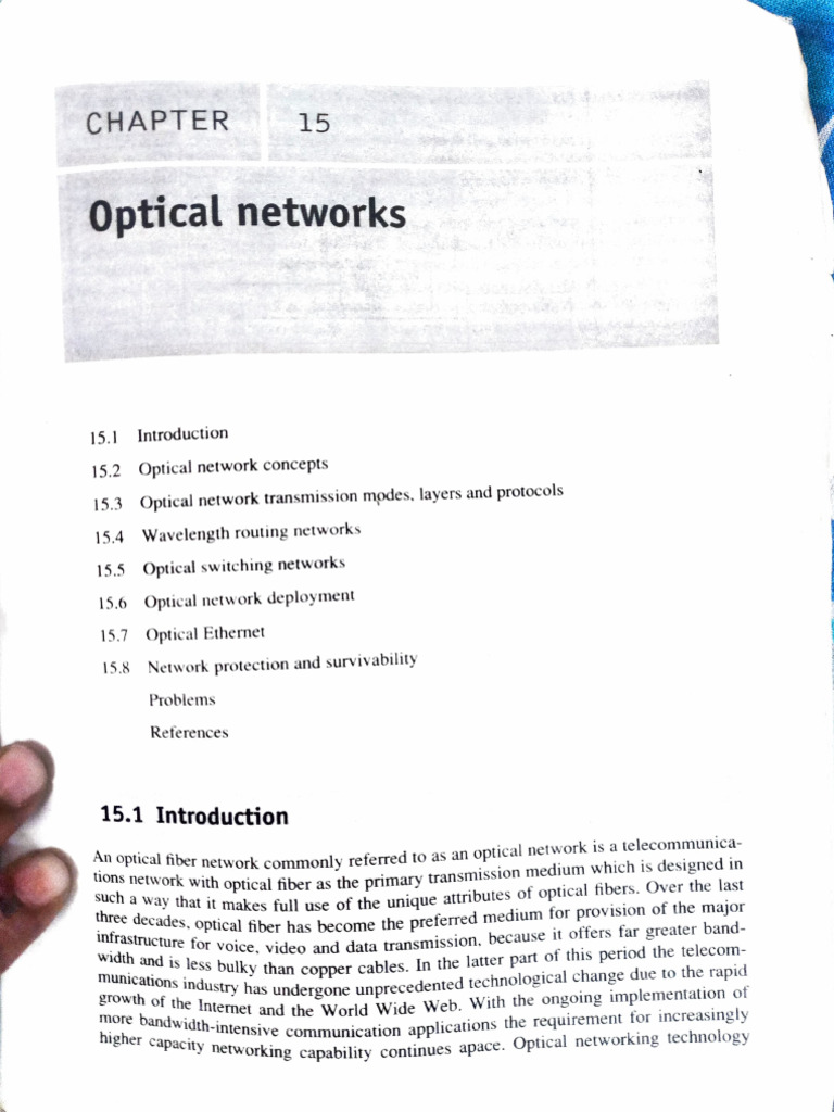Optical Network Concepts and Evolution | PDF | Computer Network ...