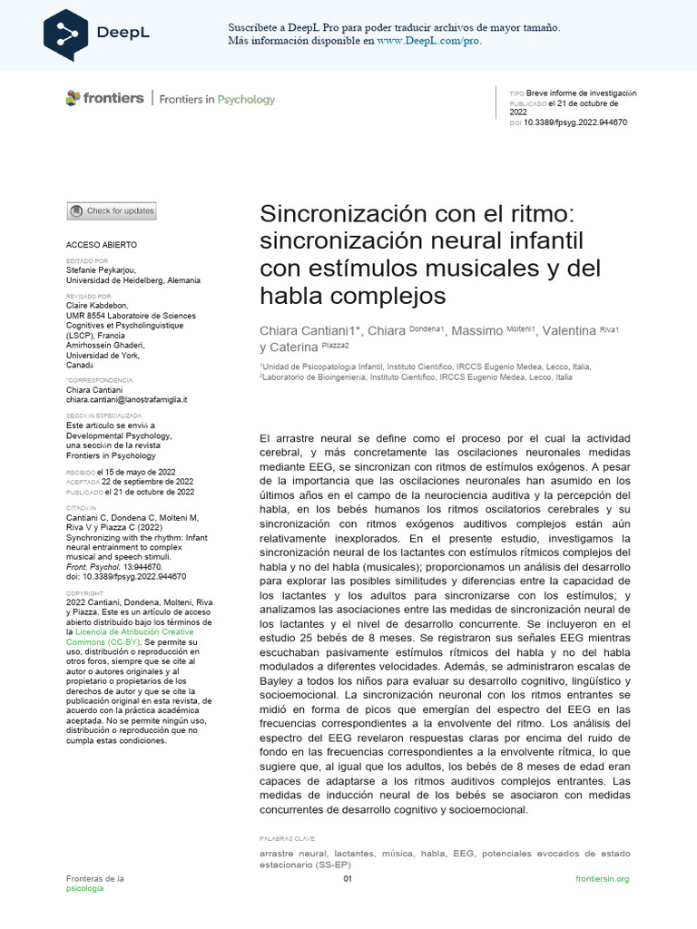 CLASE+12+PAPER_Synchronizing+with+the+rhythm es | PDF | Ritmo ...