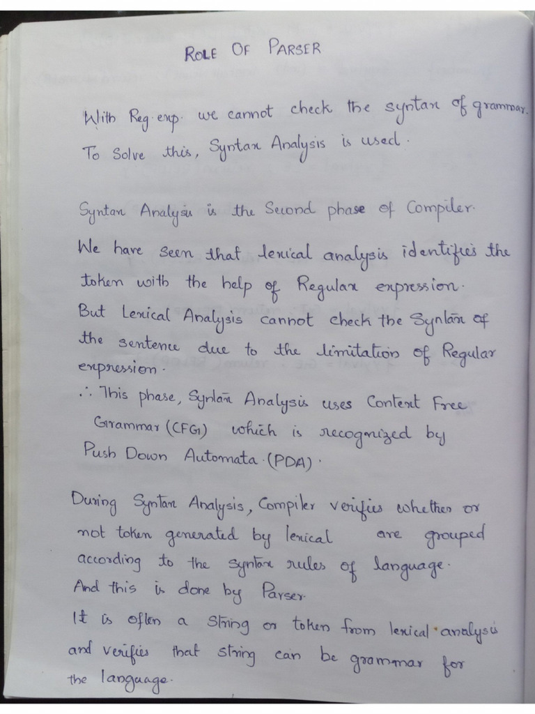 Compiler 2nd Module | PDF