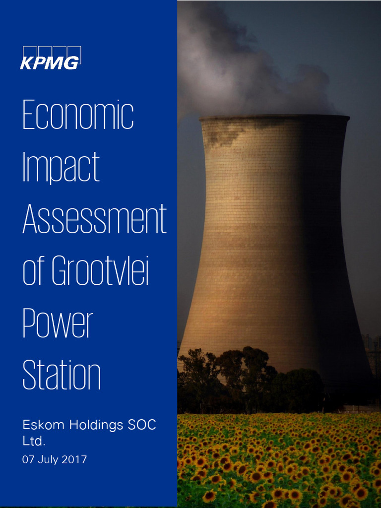 Eskom Grootvlei EIA Report Final | PDF | Input–Output Model | Gross Domestic Product