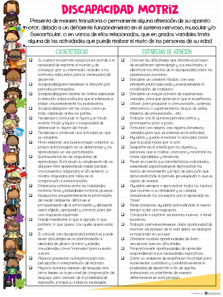Estrategias - Discapacidad Motriz o Fisica | PDF