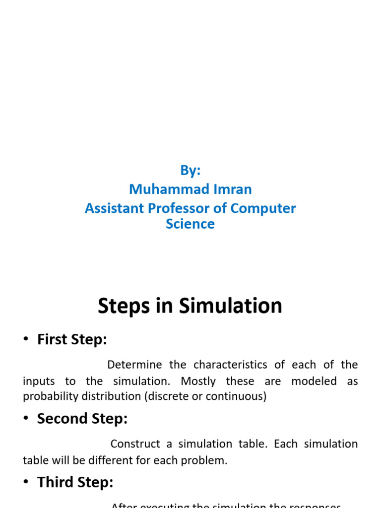 CH 2 Simulation Examples | PDF