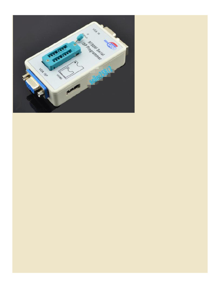rt809f-bios-programmer | PDF | Bios | Computer Science