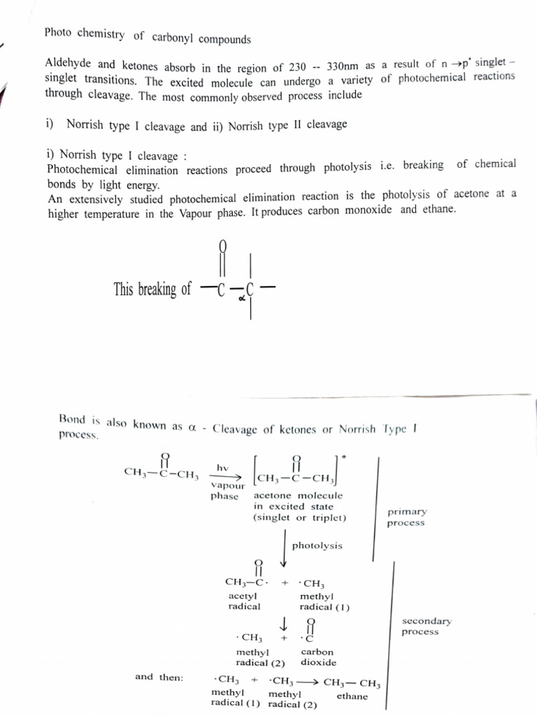 Reactive Intermediates edited | PDF | Methyl Group | Radical (Chemistry)