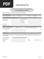VA Vendor File Request Form Guide | PDF | Social Security Number