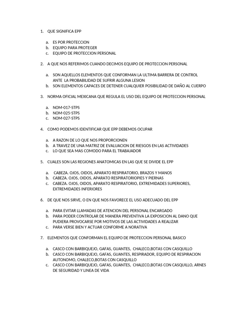 Guía Básica de EPP y Normativas | PDF